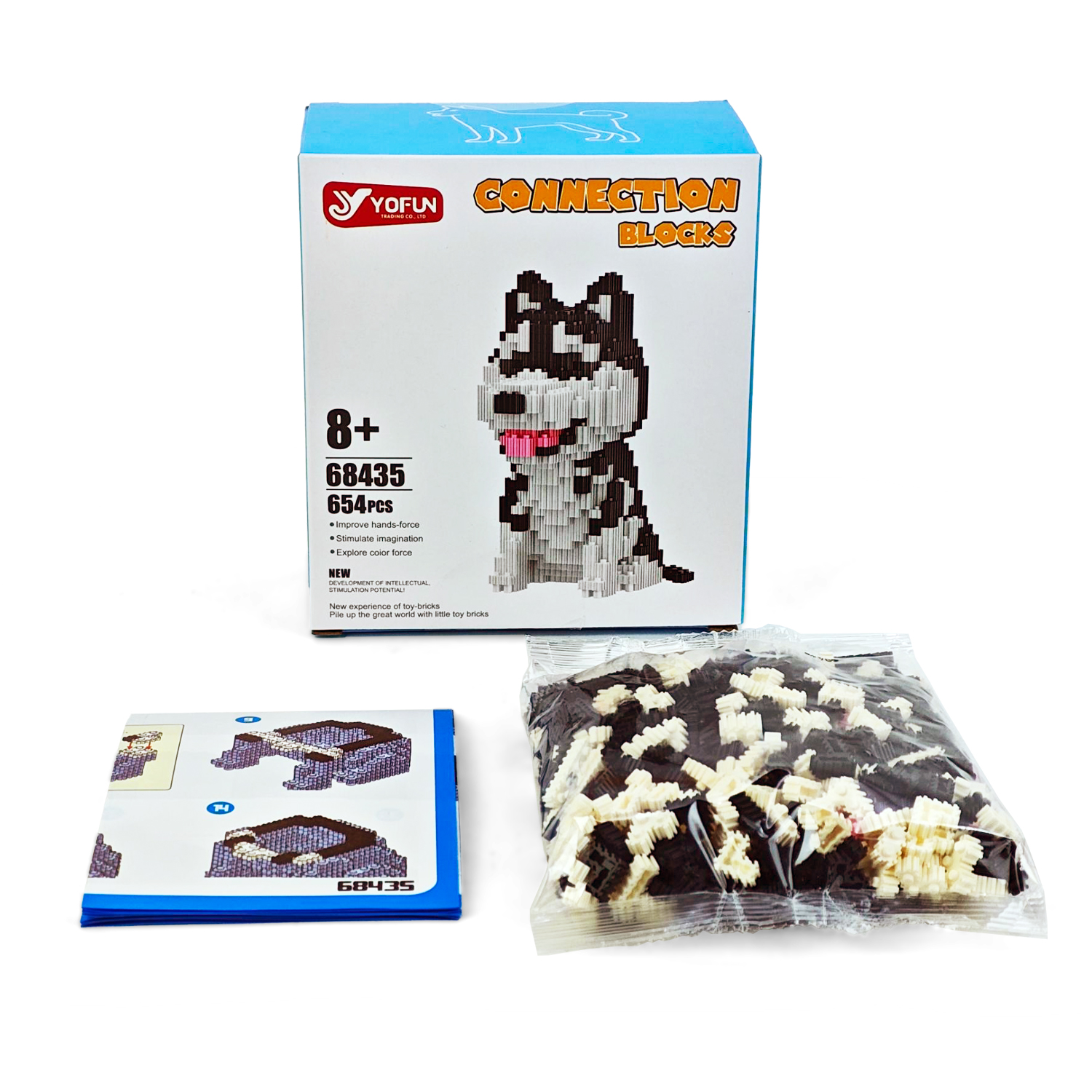 Конструктор Сибирский хаски 68435 купить по цене 399 ₽ в интернет ...