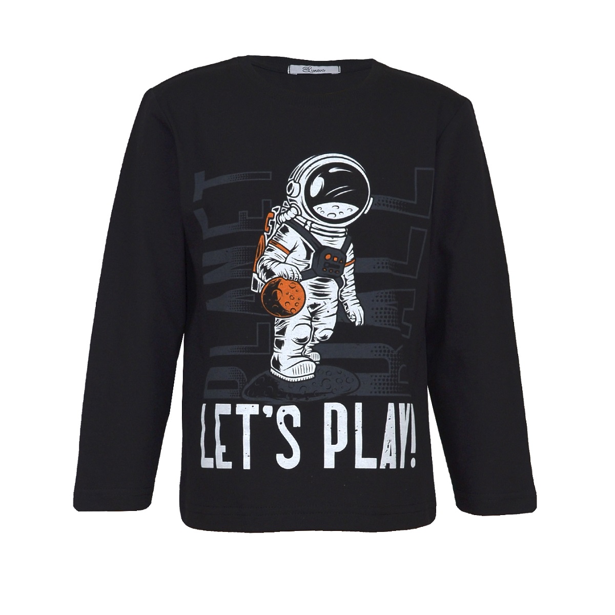 Лонгслив Luneva цвет черный 15-55-1. купить по цене 738 ₽ в интернет ...