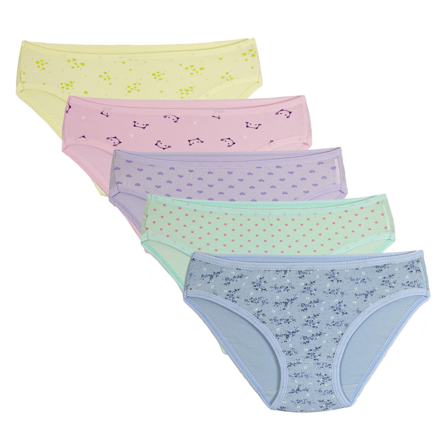 Трусы 5 шт QUTEX цвет желтый 1301-006-5Q12 купить по цене 499 ₽ в интернет-магазине Детский мир